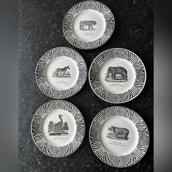 Prinknash Abby Pottery | Dining | Bewicks Beastes Collectible Dishes 5 ...